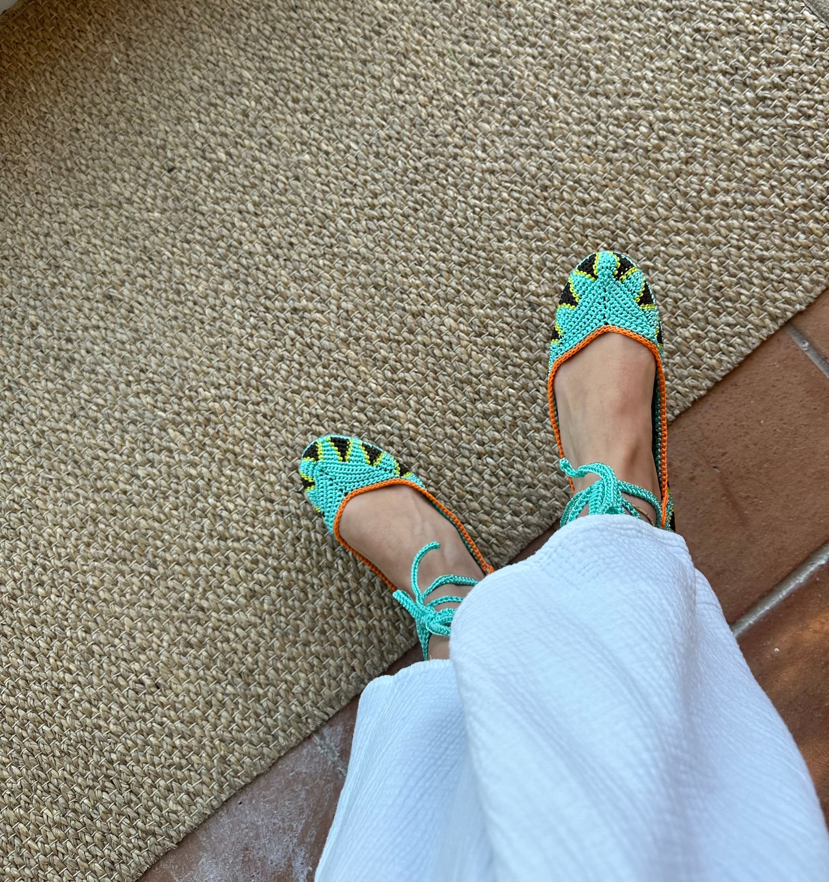 Bailarinas crochet Eugenia – saleta brand